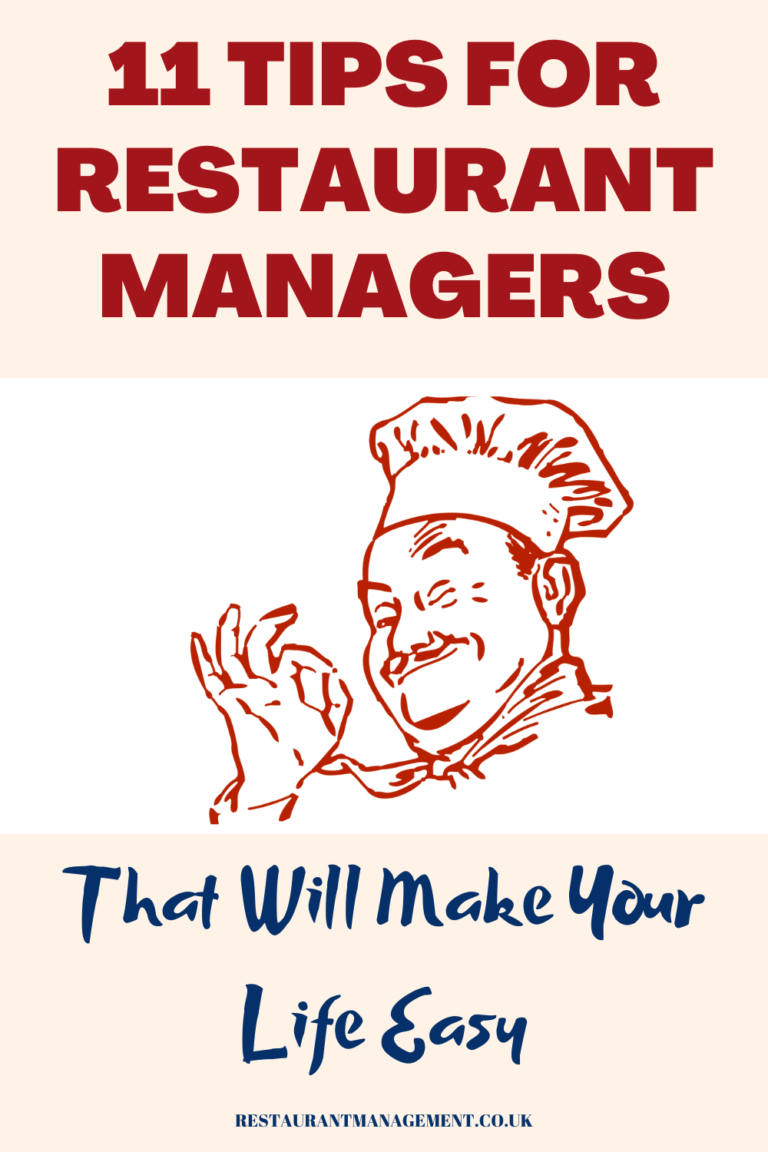 11 Tips For Restaurant Managers That Will Make Your Life Easy ...