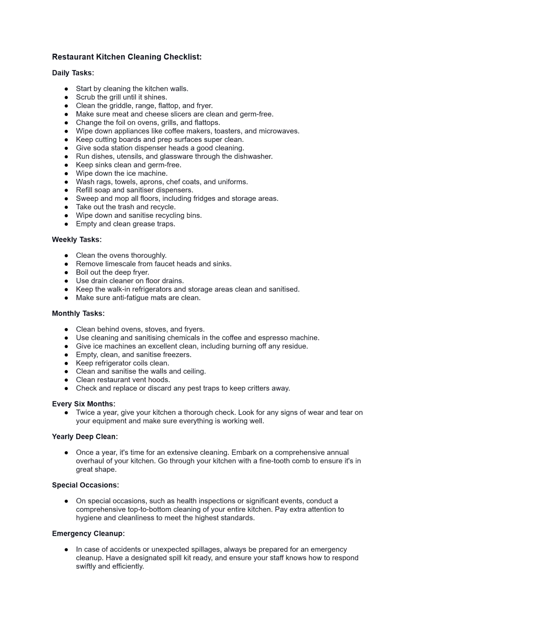 Maintaining Cleanliness In Your Restaurant Kitchen: A Simple Guide ...