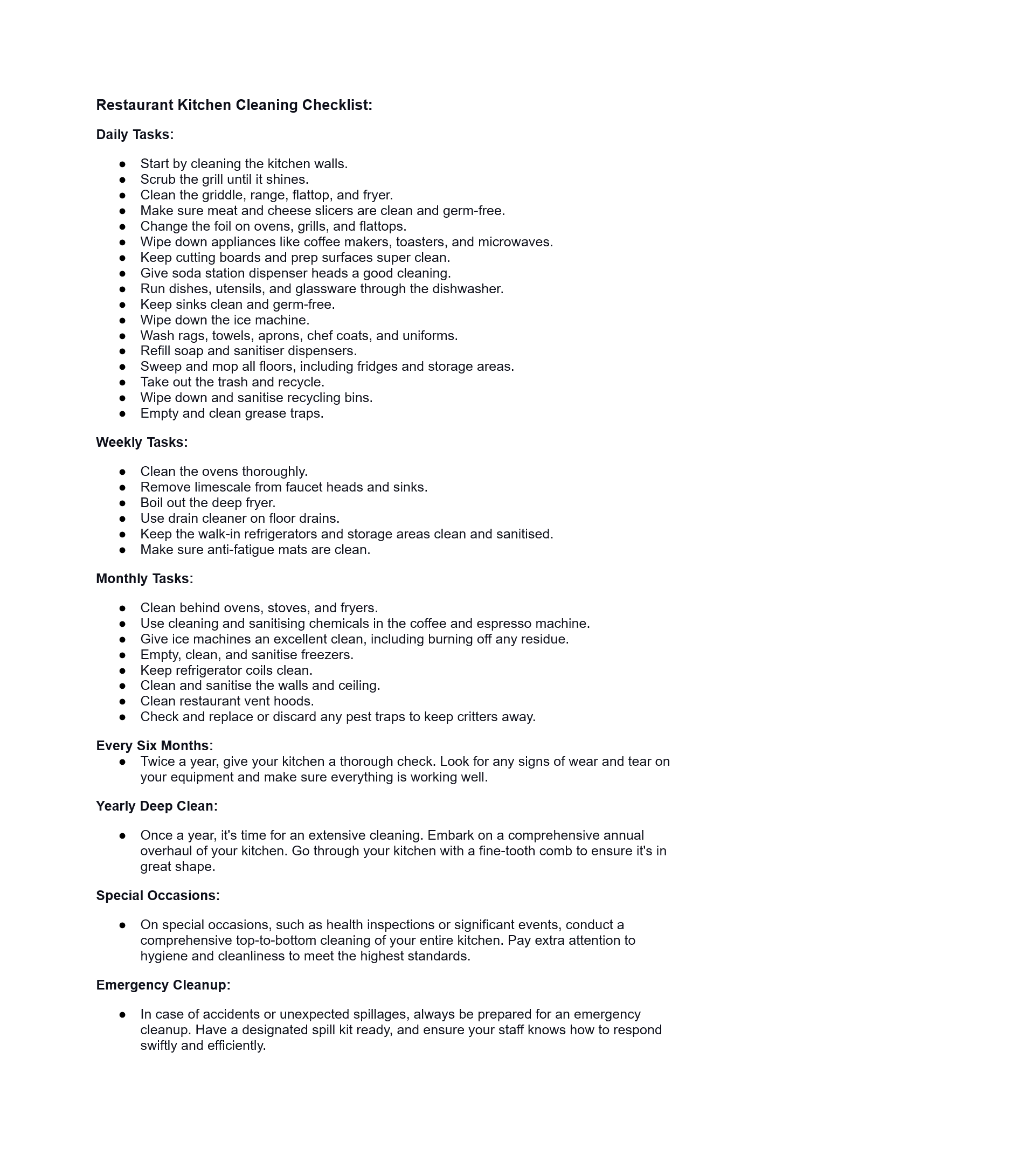 Maintaining Cleanliness In Your Restaurant Kitchen: A Simple Guide ...