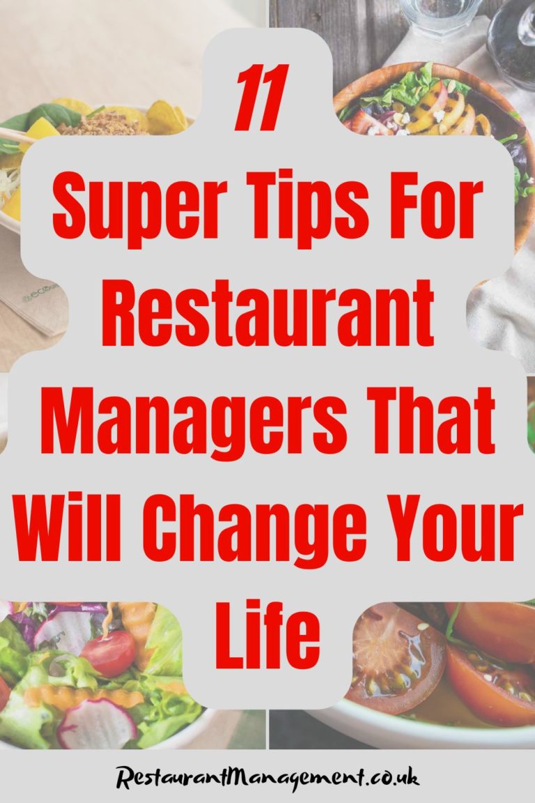 11 Tips For Restaurant Managers That Will Make Your Life Easy ...