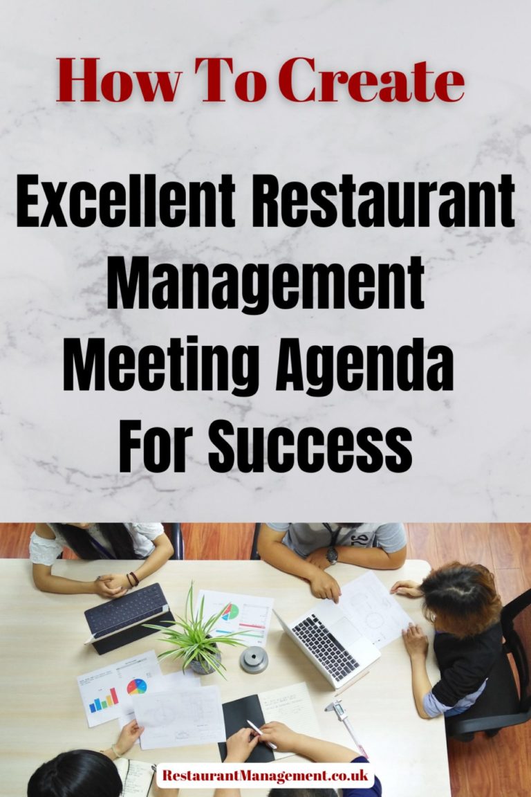 Effective Restaurant Management Meeting Agenda - Restaurant Management