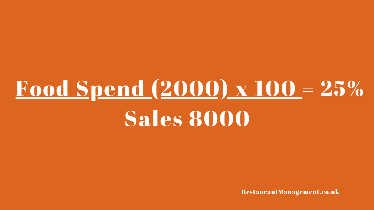 How To Control Restaurant Food Cost Percentage: Insane Tips ...