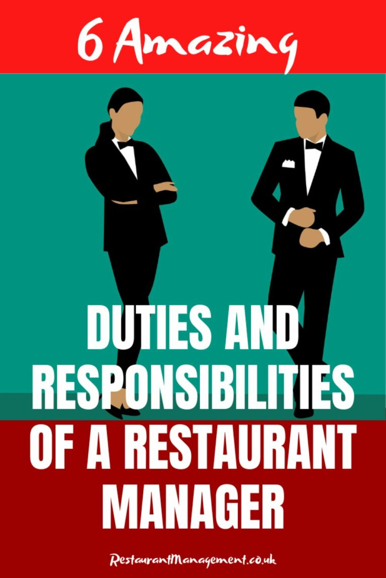 6 Amazing Duties And Responsibilities Of A Restaurant Manager ...